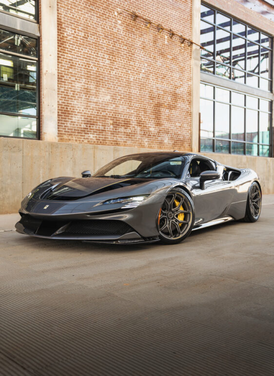 Grey Ferrari SF90 Stradale - Brixton Forged™
