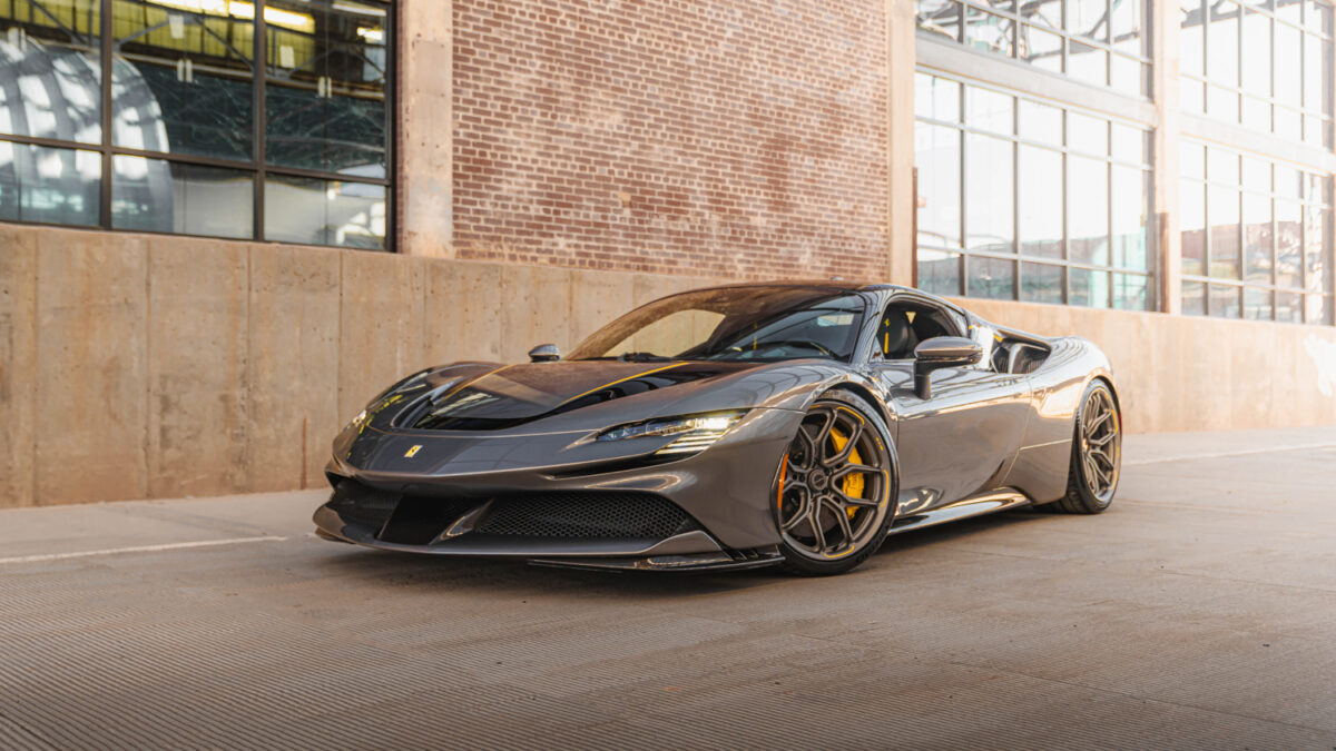 Grey Ferrari SF90 Stradale - Brixton Forged™