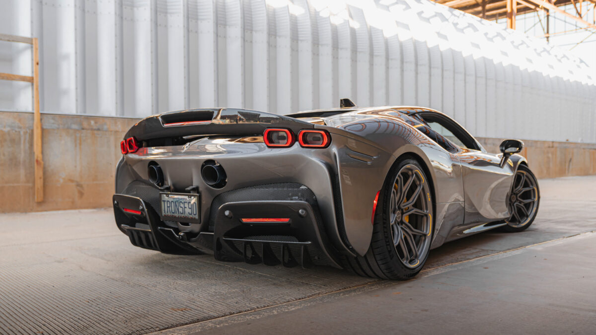 Grey Ferrari SF90 Stradale - Brixton Forged™