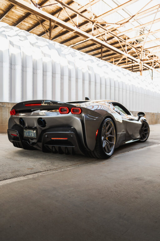 Grey Ferrari SF90 Stradale - Brixton Forged™