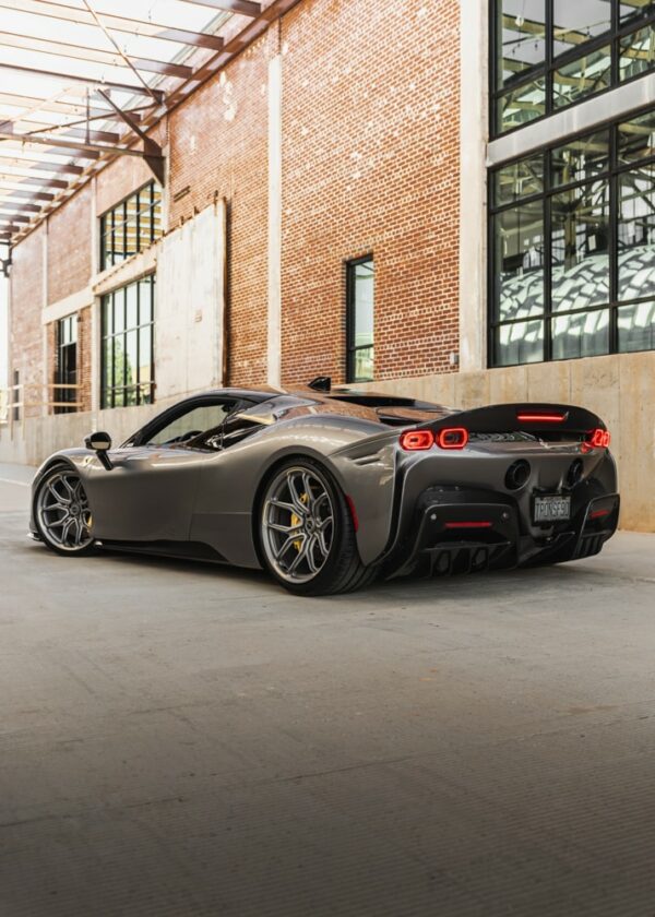 Grey Ferrari SF90 Stradale - Brixton Forged™