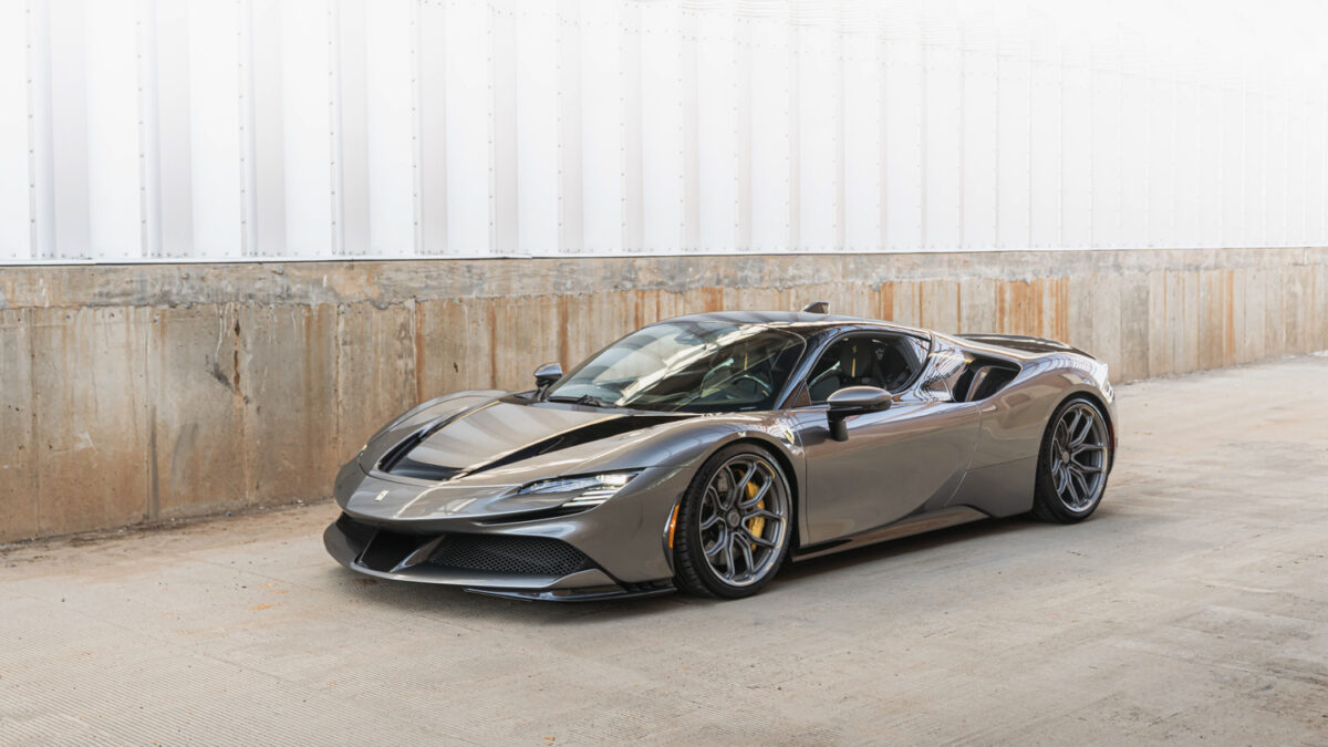 Grey Ferrari SF90 Stradale - Brixton Forged™