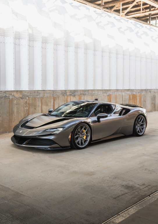 Grey Ferrari SF90 Stradale - Brixton Forged™
