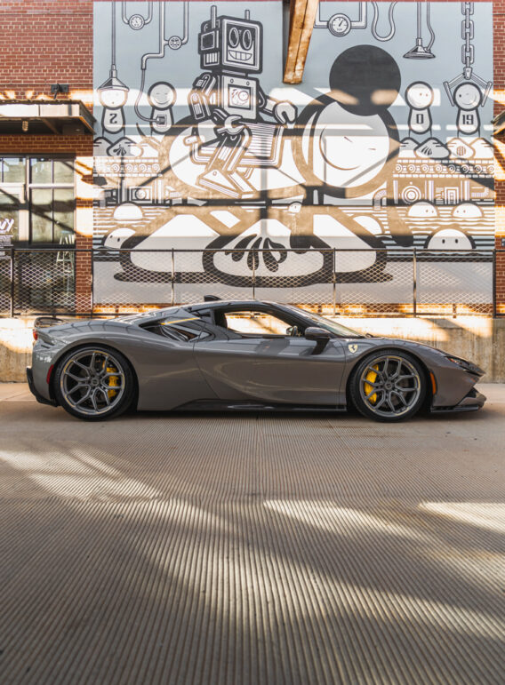 Grey Ferrari SF90 Stradale - Brixton Forged™