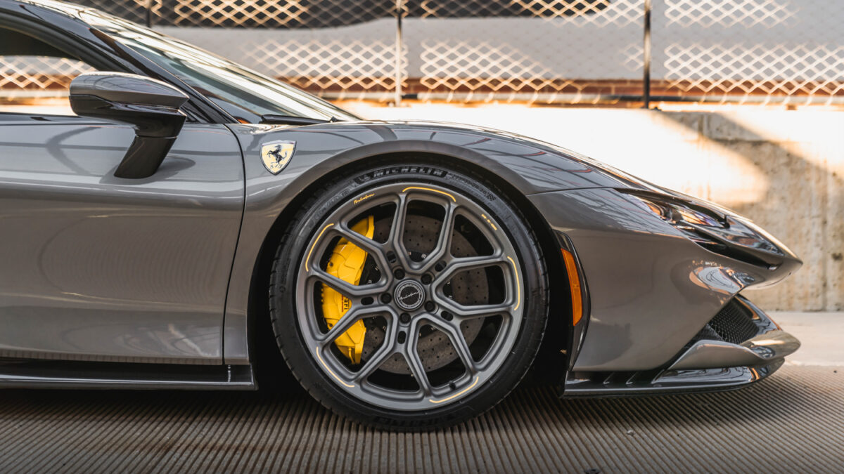 Grey Ferrari SF90 Stradale - Brixton Forged™