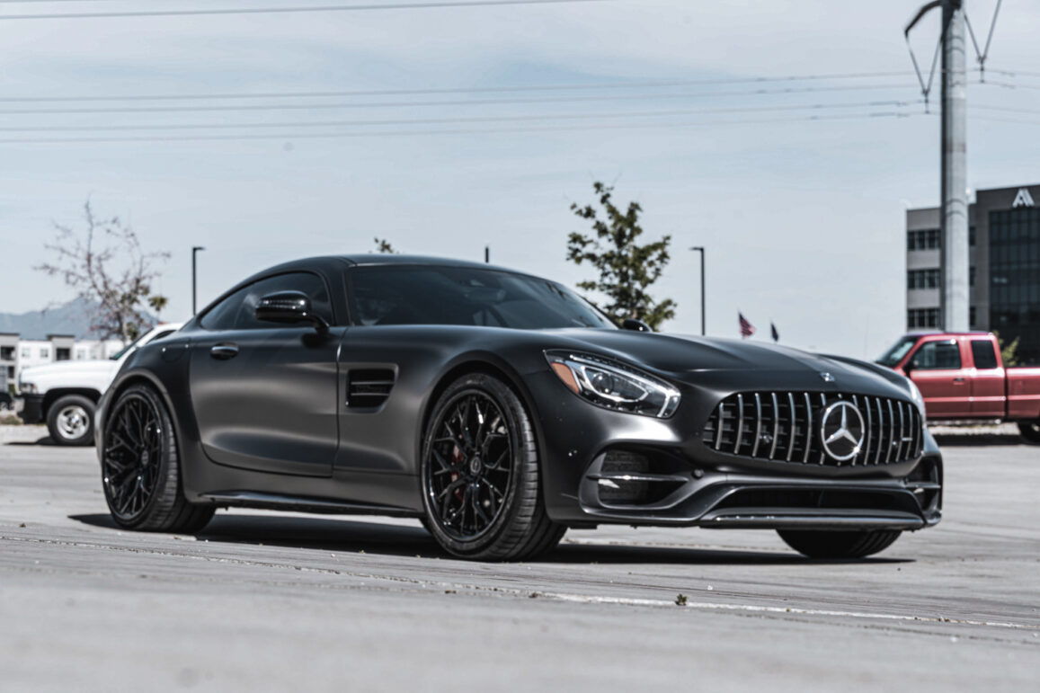 Black Mercedes Benz AMG GT - Brixton Forged™
