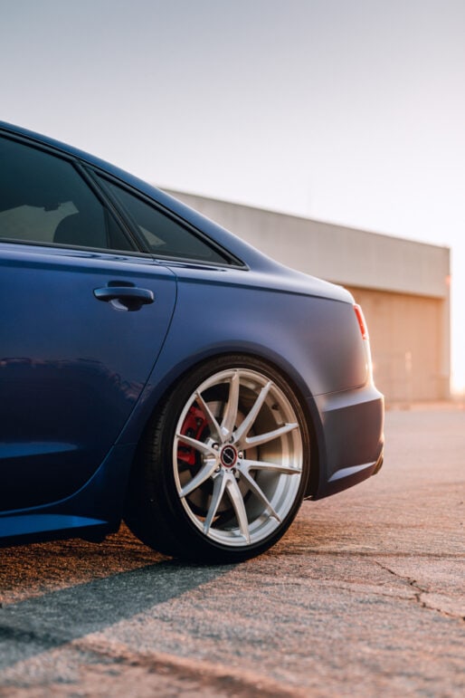 Blue Audi S6 - Brixton Forged™