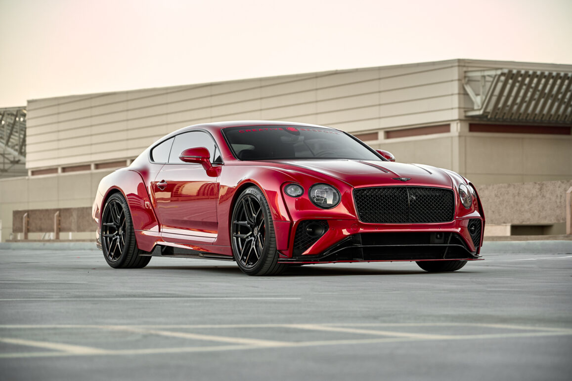 Red Bentley Continental - Brixton Forged™