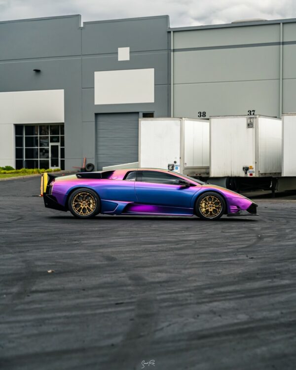 Celestial Unicorn wrapped Lamborghini Murciélago - Brixton Forged™