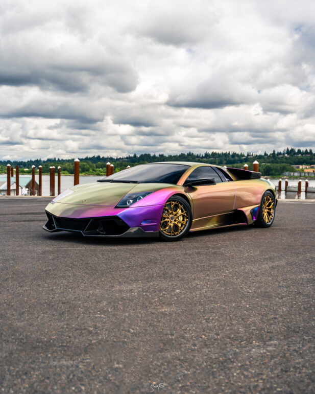 Celestial Unicorn wrapped Lamborghini Murciélago - Brixton Forged™