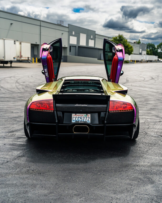 Celestial Unicorn wrapped Lamborghini Murciélago - Brixton Forged™