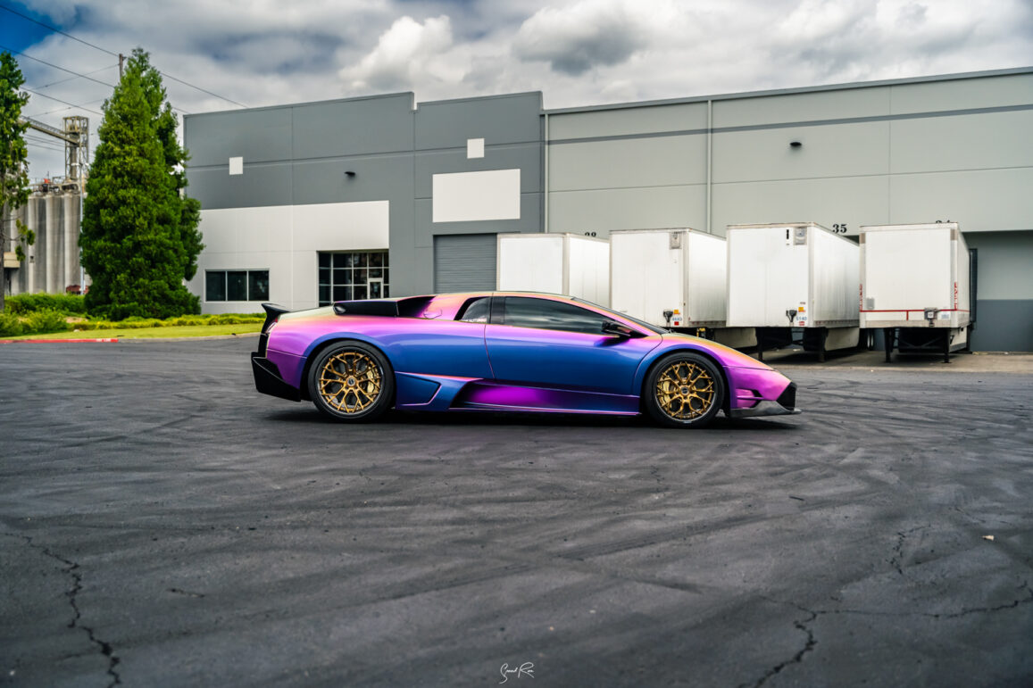 Celestial Unicorn wrapped Lamborghini Murciélago - Brixton Forged™