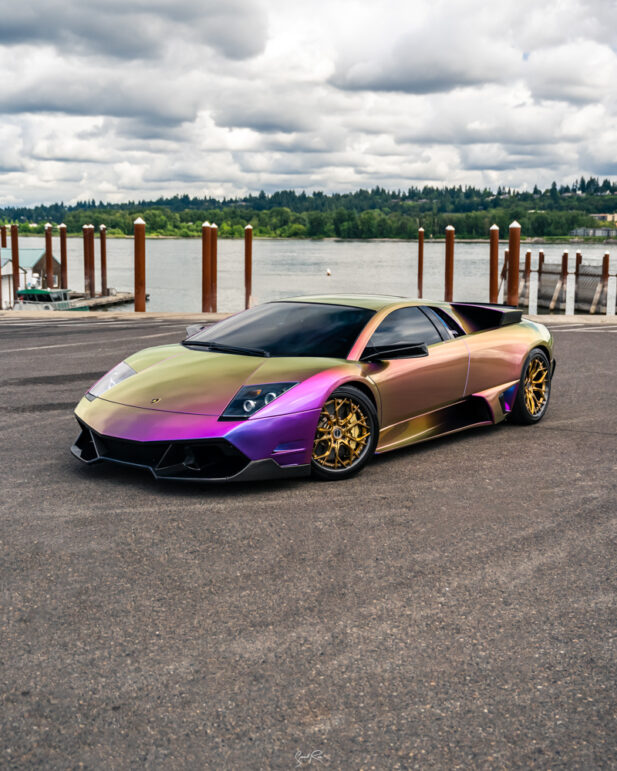 Celestial Unicorn wrapped Lamborghini Murciélago - Brixton Forged™