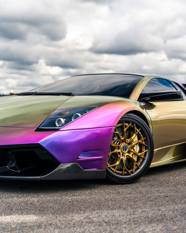 Celestial Unicorn wrapped Lamborghini Murciélago - Brixton Forged™