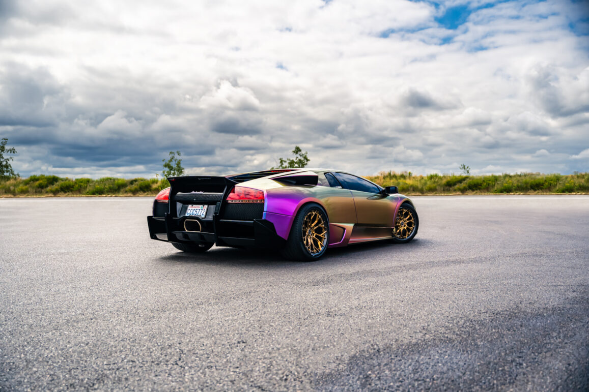 Celestial Unicorn wrapped Lamborghini Murciélago - Brixton Forged™