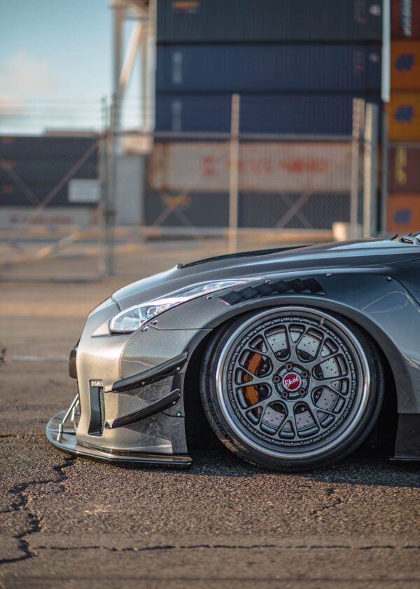 Grey Nissan GTR R35 - Brixton Forged™
