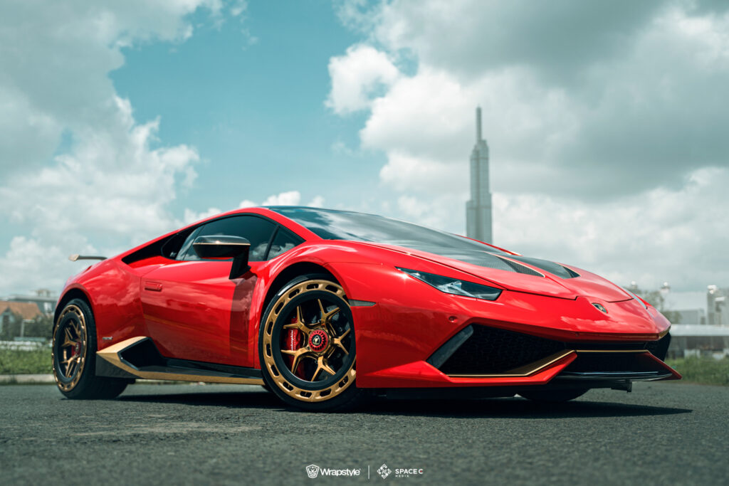 Red Lamborghini Huracan - Brixton Forged™