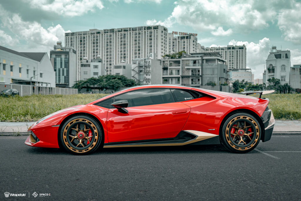 Red Lamborghini Huracan - Brixton Forged™