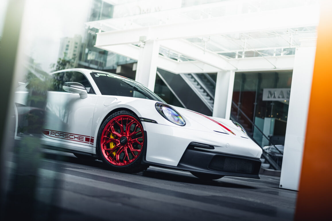 White Porsche GT3 - Brixton Forged™