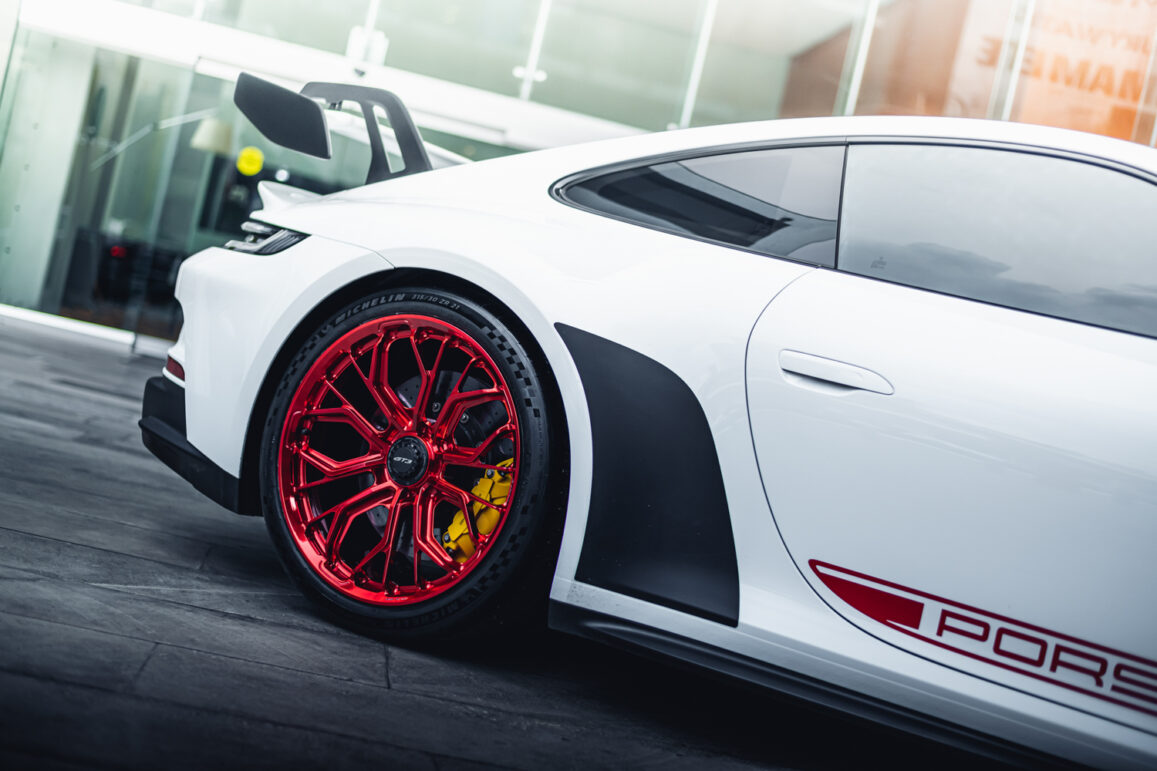 White Porsche GT3 - Brixton Forged™