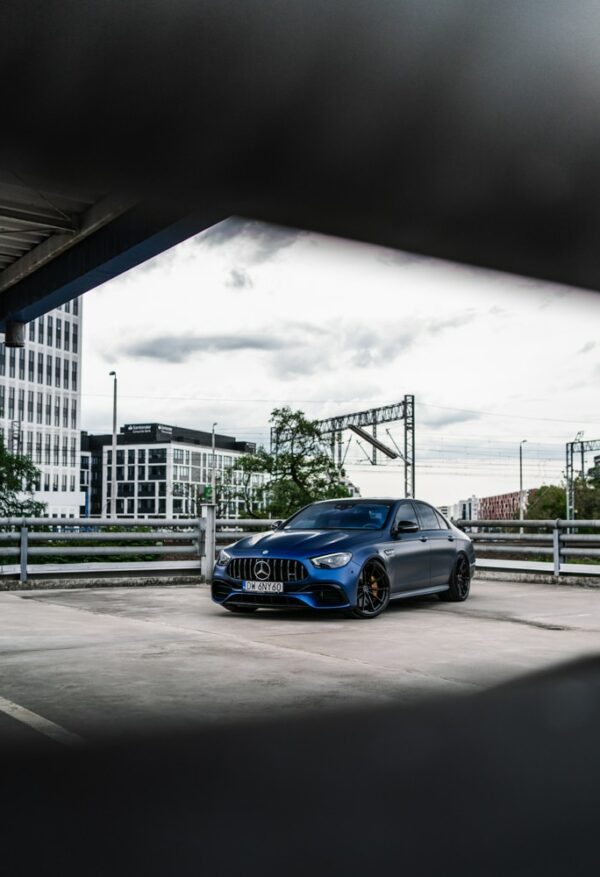 Blue Mercedes Benz E63S - Brixton Forged™