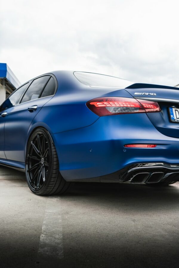 Blue Mercedes Benz E63S - Brixton Forged™