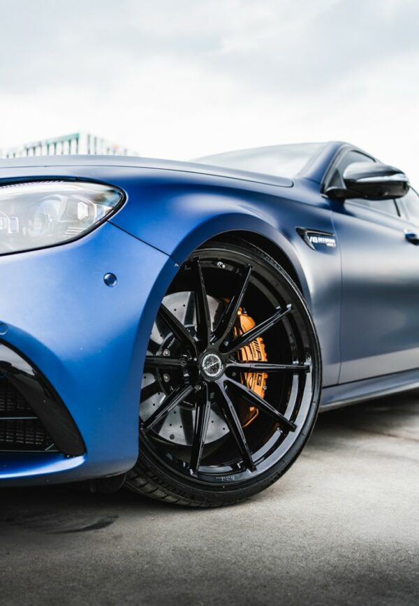 Blue Mercedes Benz E63S - Brixton Forged™