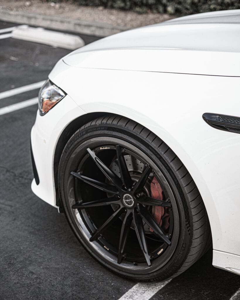 White Mercedes Benz AMG GT - Brixton Forged™