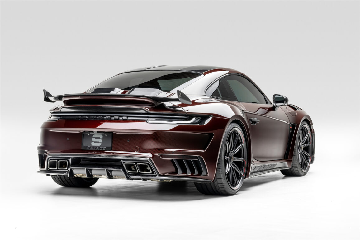 Red Carbon Porsche 992 Stinger - Brixton Forged™