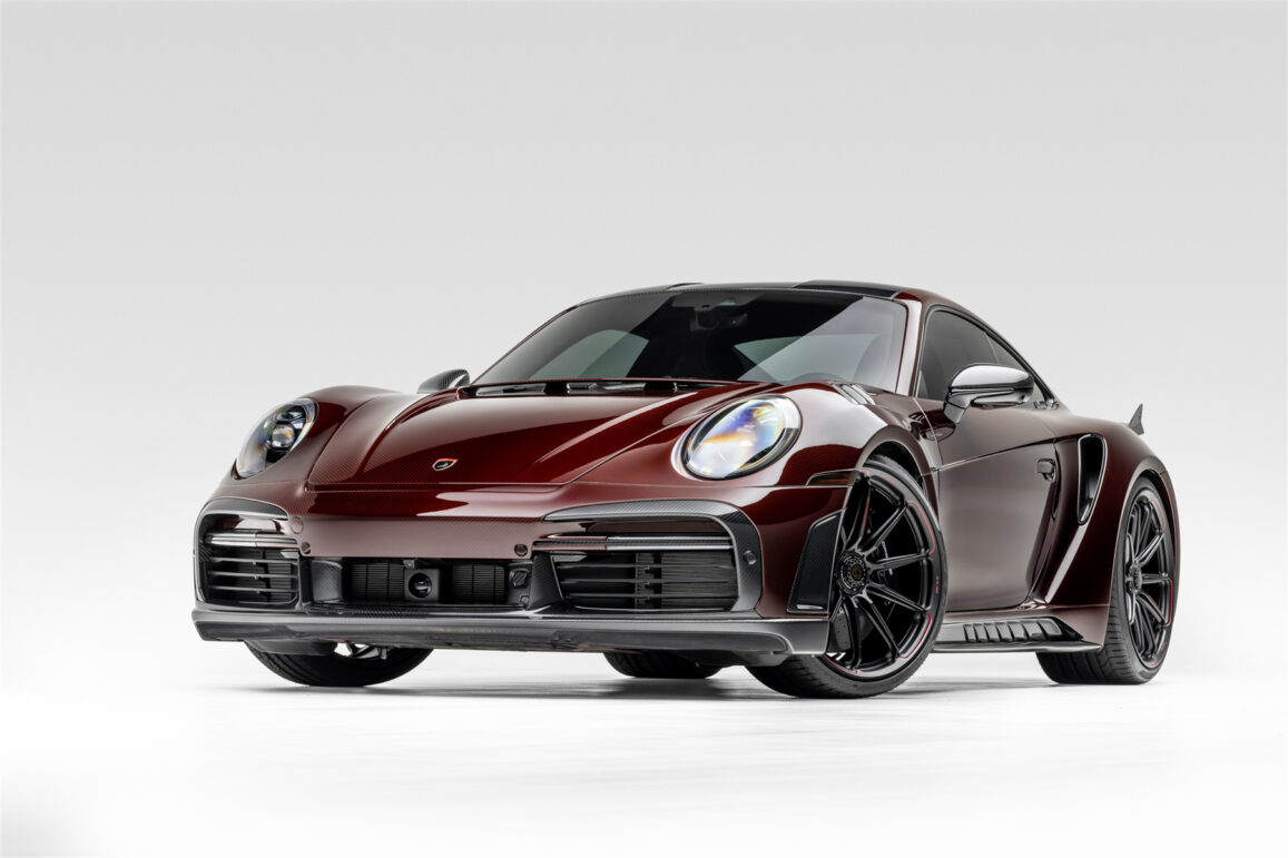 Red Carbon Porsche 992 Stinger - Brixton Forged™