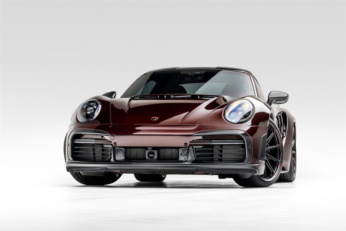 Red Carbon Porsche 992 Stinger - Brixton Forged™