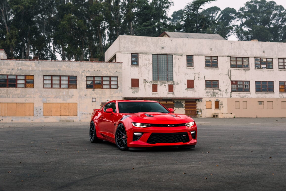 Red Chevrolet Camaro SS - Brixton Forged™