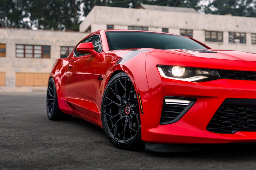 Red Chevrolet Camaro SS - Brixton Forged™