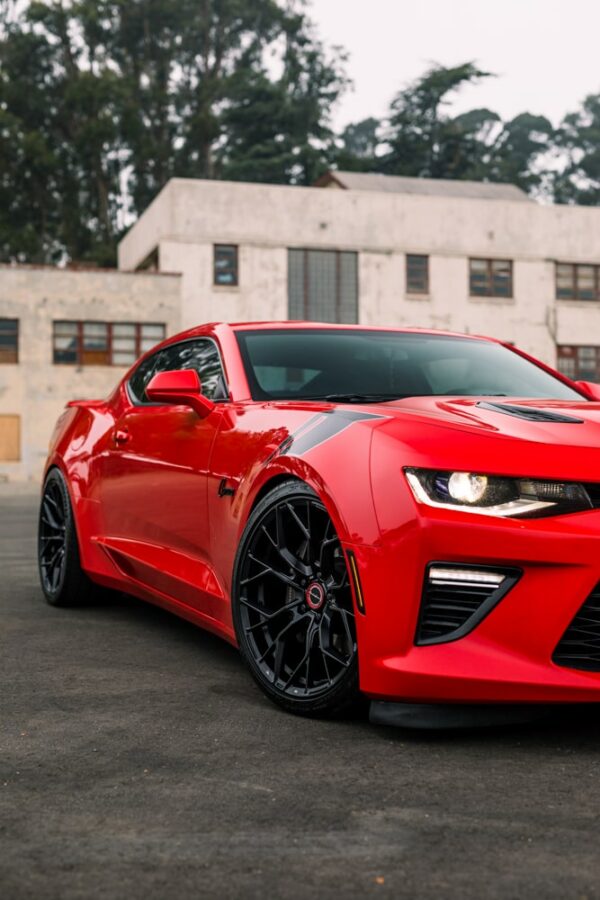 Red Chevrolet Camaro SS - Brixton Forged™