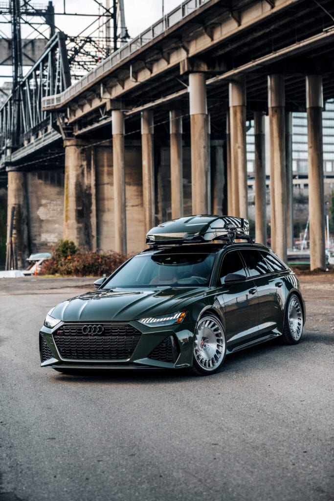 Green Audi RS6 Avant - Brixton Forged™