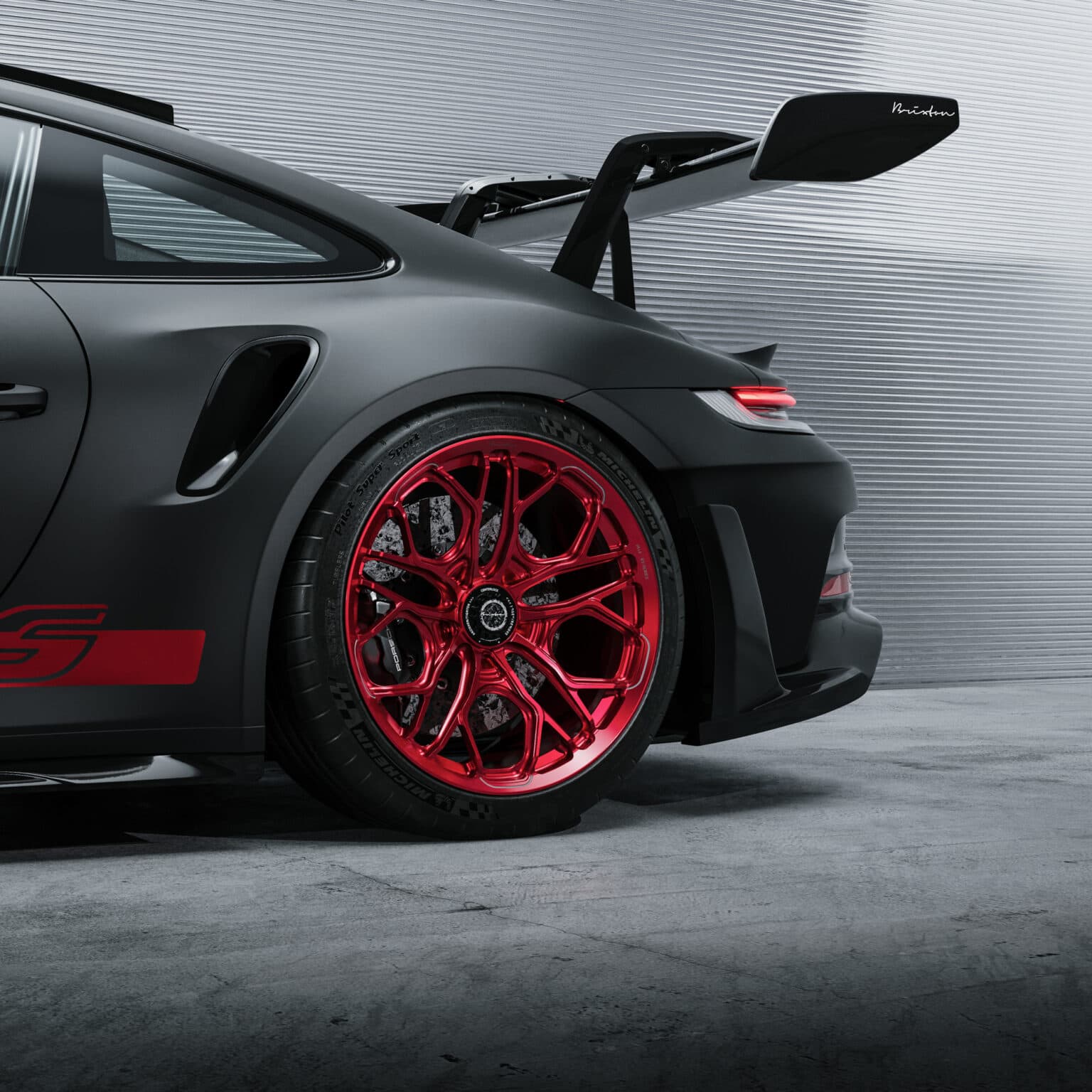 Black Porsche 992 GT3 RS - Brixton Forged™