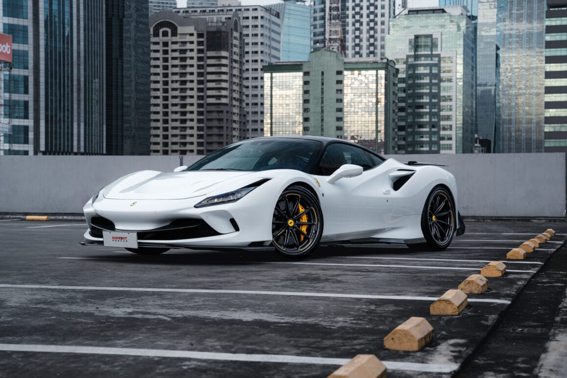 White Ferrari F8 Tributo - Brixton Forged™