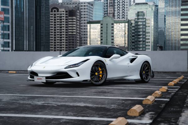 White Ferrari F8 Tributo - Brixton Forged™