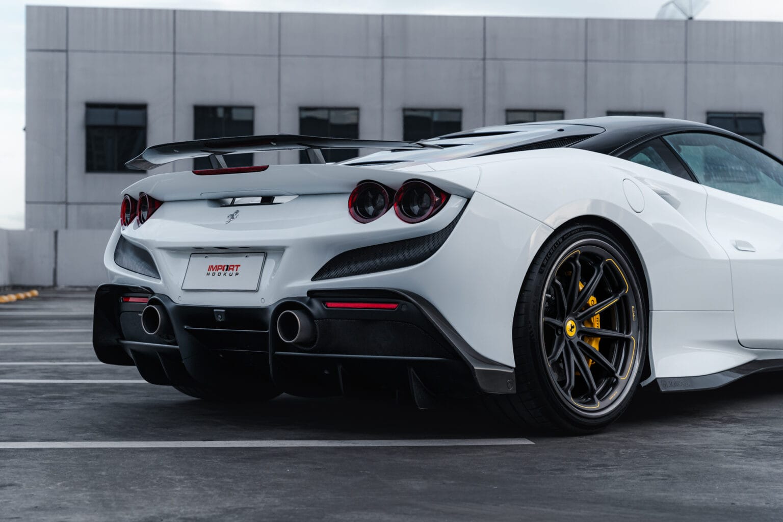 White Ferrari F8 Tributo - Brixton Forged™