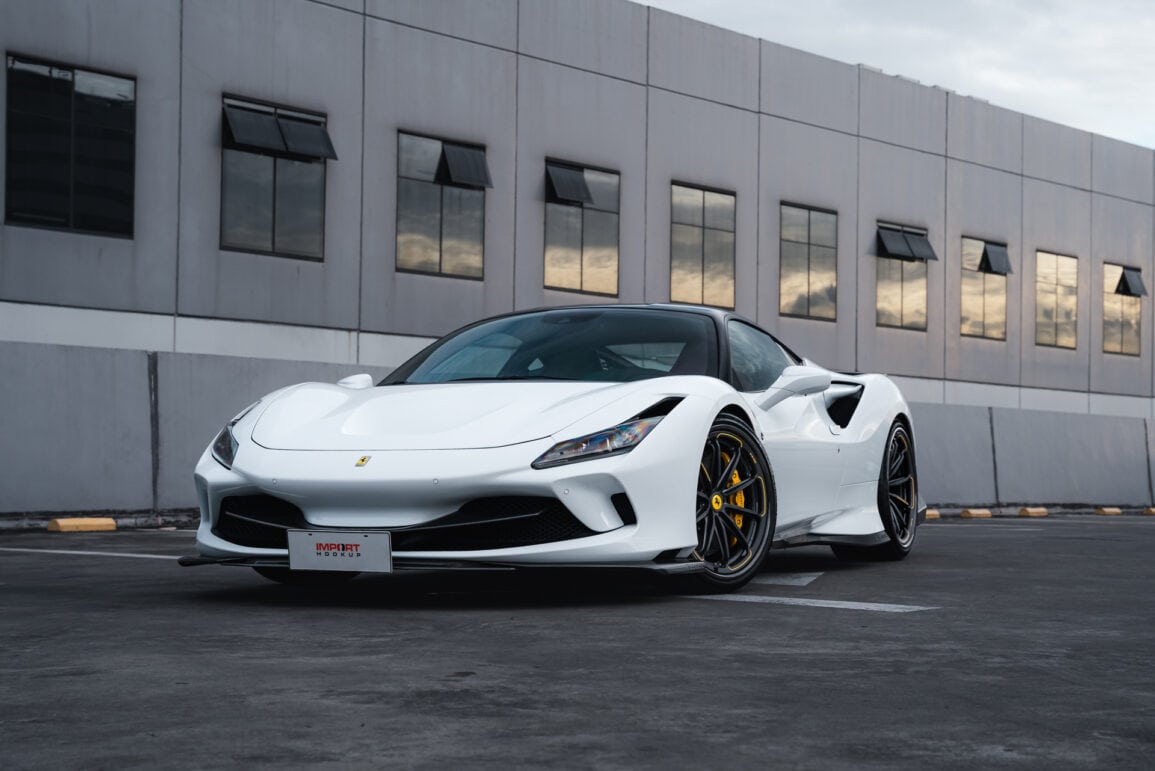 White Ferrari F8 Tributo - Brixton Forged™