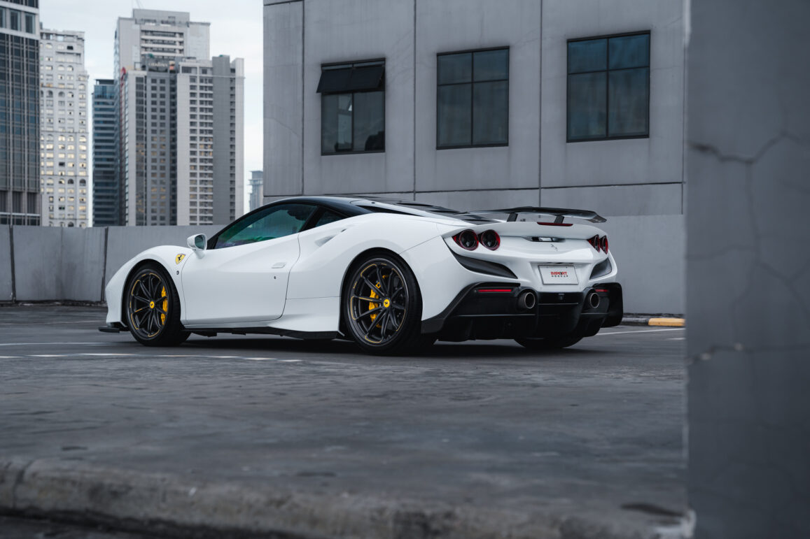 White Ferrari F8 Tributo - Brixton Forged™