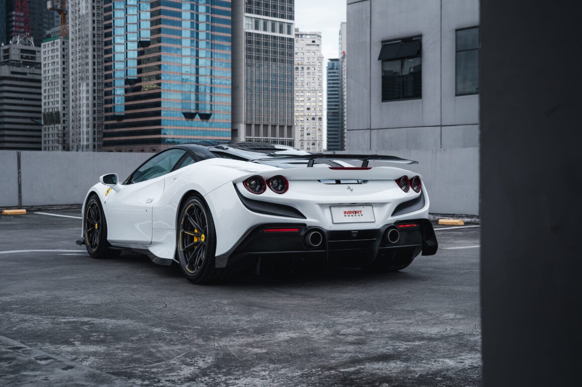White Ferrari F8 Tributo - Brixton Forged™