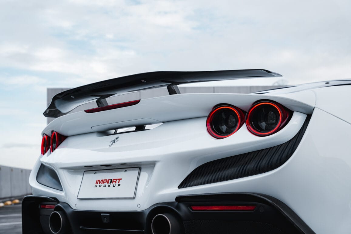 White Ferrari F8 Tributo - Brixton Forged™