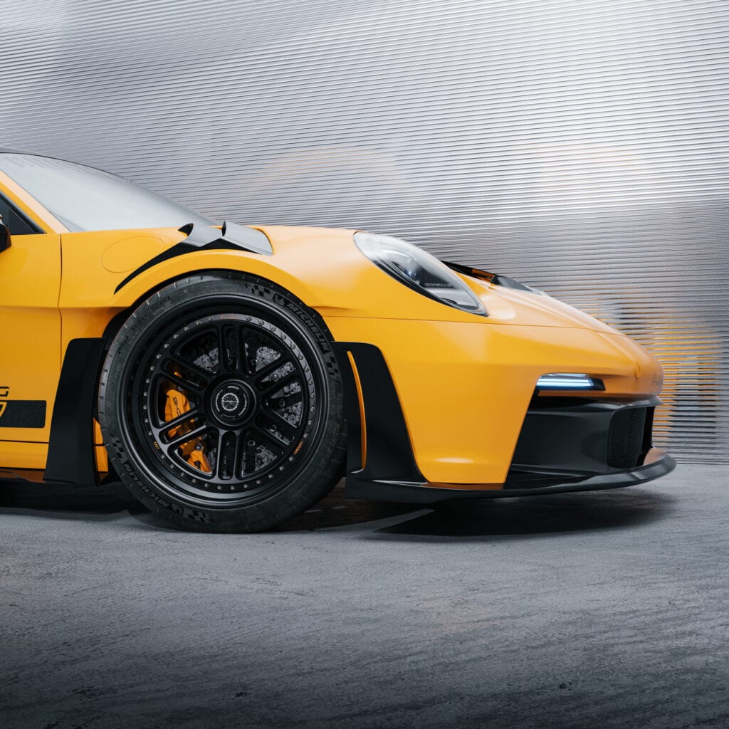 Yellow Porsche 992 GT3 RS - Brixton Forged™
