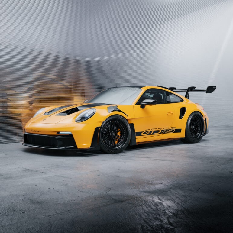 Yellow Porsche 992 GT3 RS - Brixton Forged™