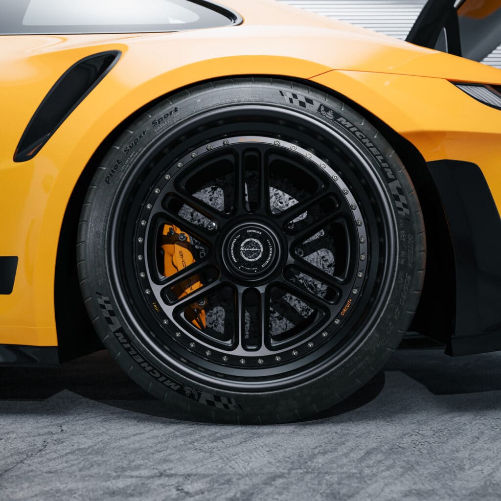 Yellow Porsche 992 GT3 RS - Brixton Forged™