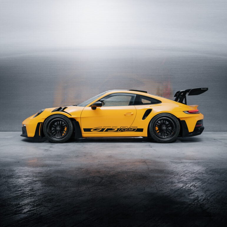 Yellow Porsche 992 GT3 RS - Brixton Forged™
