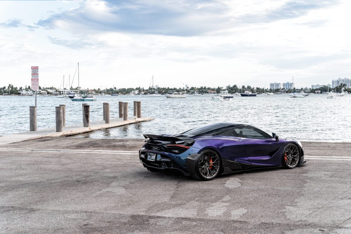 Mclaren 720s Wheels Purple - Brixton Forged™