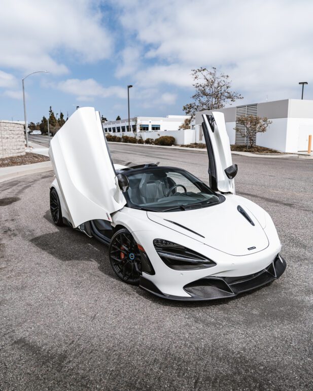 White Mclaren 720s Spider TAG Motorsports - Brixton Forged™