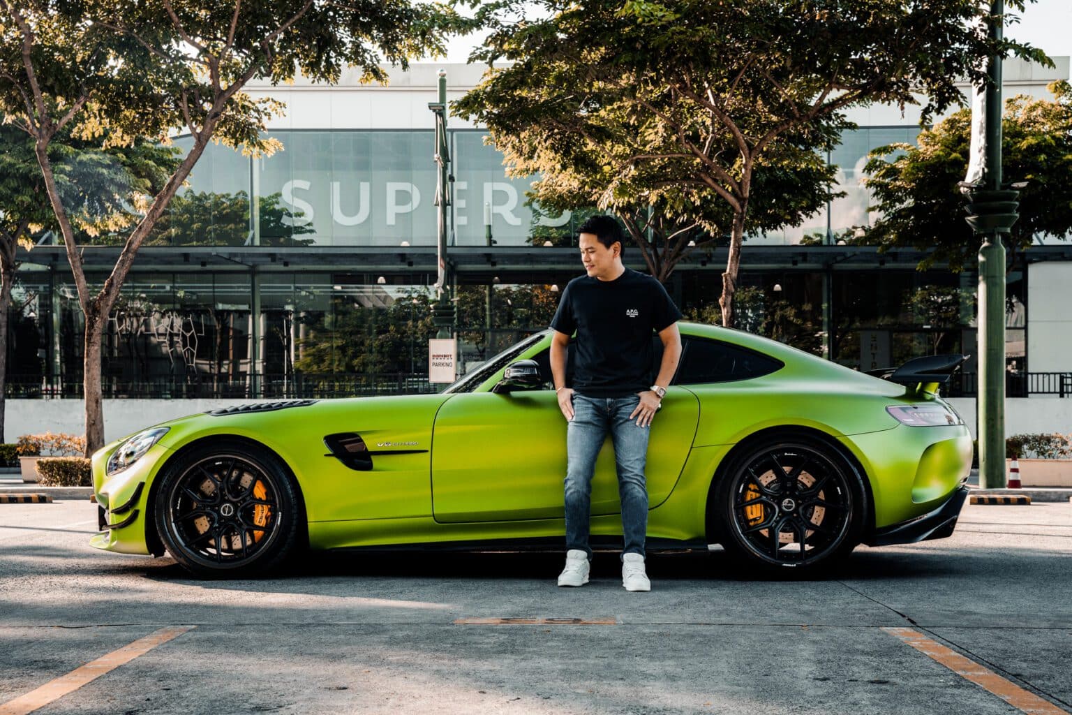 AMG GTR Wheels Mercedes (Green KBH) - Brixton Forged™